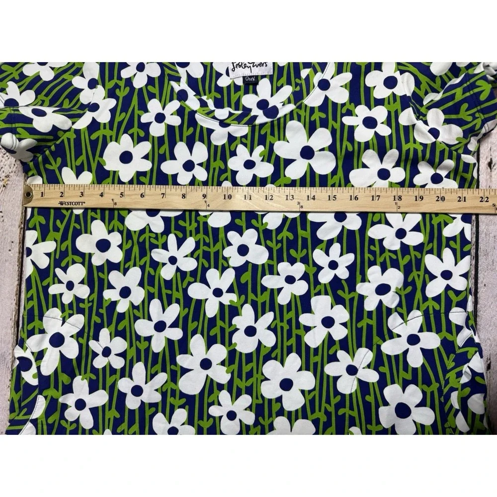 Lesley Evers | Dresses | Lesley Evers Green Floral Long Sleeve Dress ...